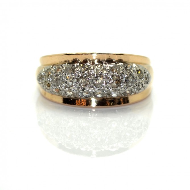 Tank rings, Antique jewelry Paris - HERITAGE DE FRANCE