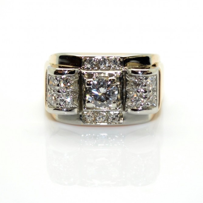 Tank rings, Antique jewelry Paris - HERITAGE DE FRANCE