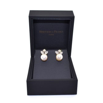 Second hand earrings Recent jewelry Paris HERITAGE DE FRANCE